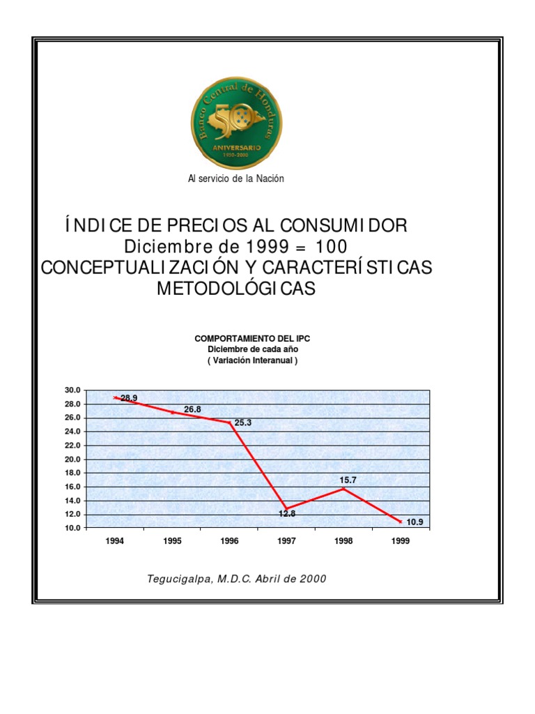 IPC Honduras Conceptos Metodología | PDF | Índice de precios al ...