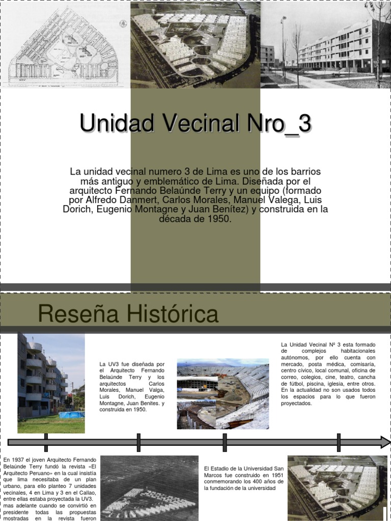 Unidad Vecinal Nro - 3 | PDF | Lima | Perú
