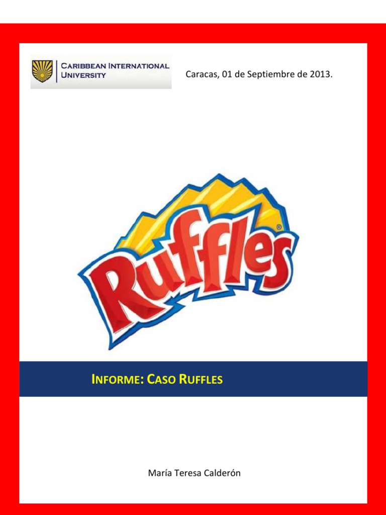 Informe Entrevista A Profundidad Caso Ruffles | PDF | Patata | Consumo ...