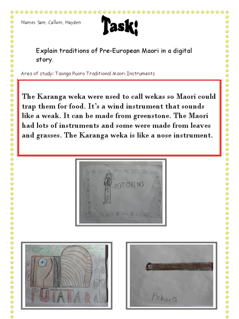 Taonga Puoro - Traditional Musical Instruments | PDF | Social Science