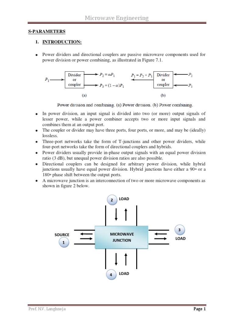 S Parameters | PDF