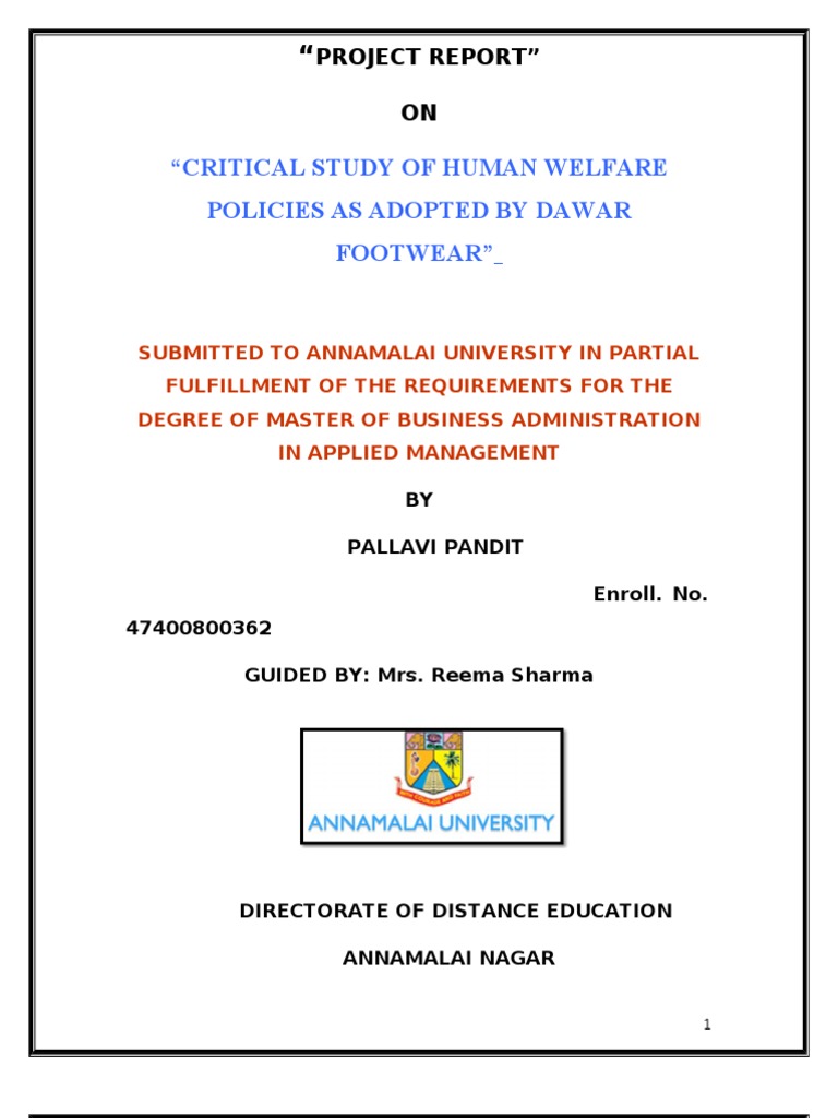 Welfare Policies of Dawar Footwear | PDF | Welfare | Employment