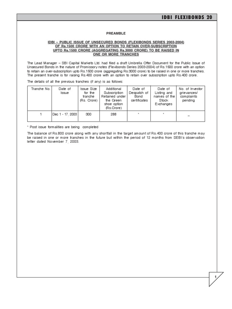 Idbi 2 | PDF | Credit Rating | Bond Credit Rating