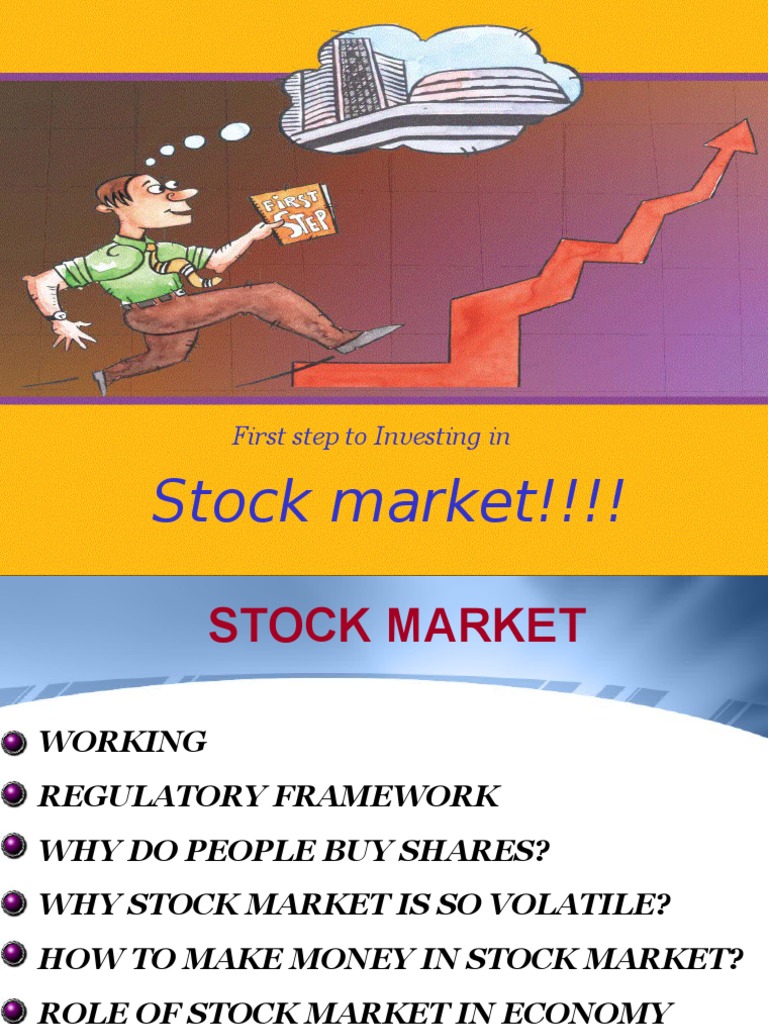 Stock Market!!!!: First Step To Investing in | PDF | Business