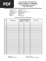 Contoh Kode Inventaris Barang | PDF