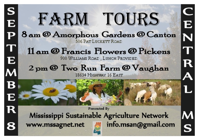 Central MS Farm Tour Flyer | PDF