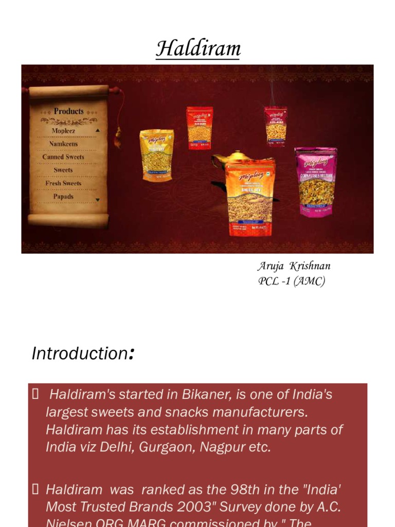 Haldiram PPT 110113235127 Phpapp01 | PDF | Advertising | Mass Media