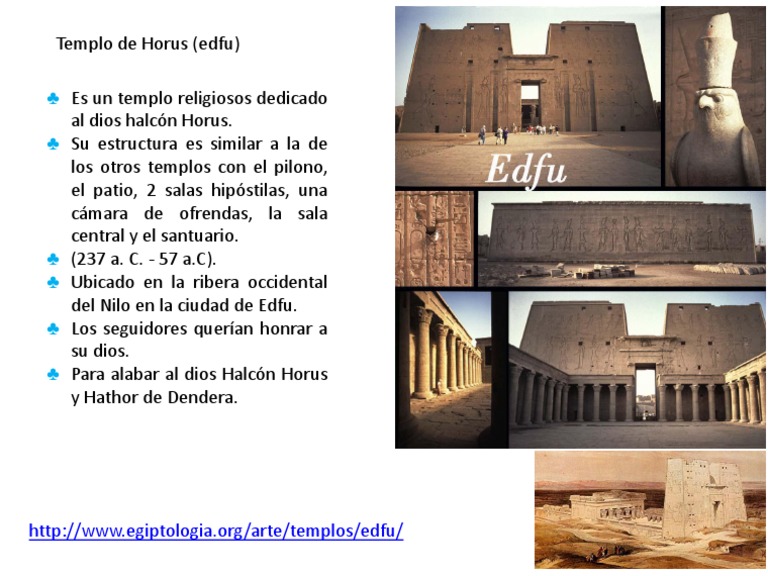 Estructura del Templo de Horus en Edfu | PDF | Mitología antigua del ...