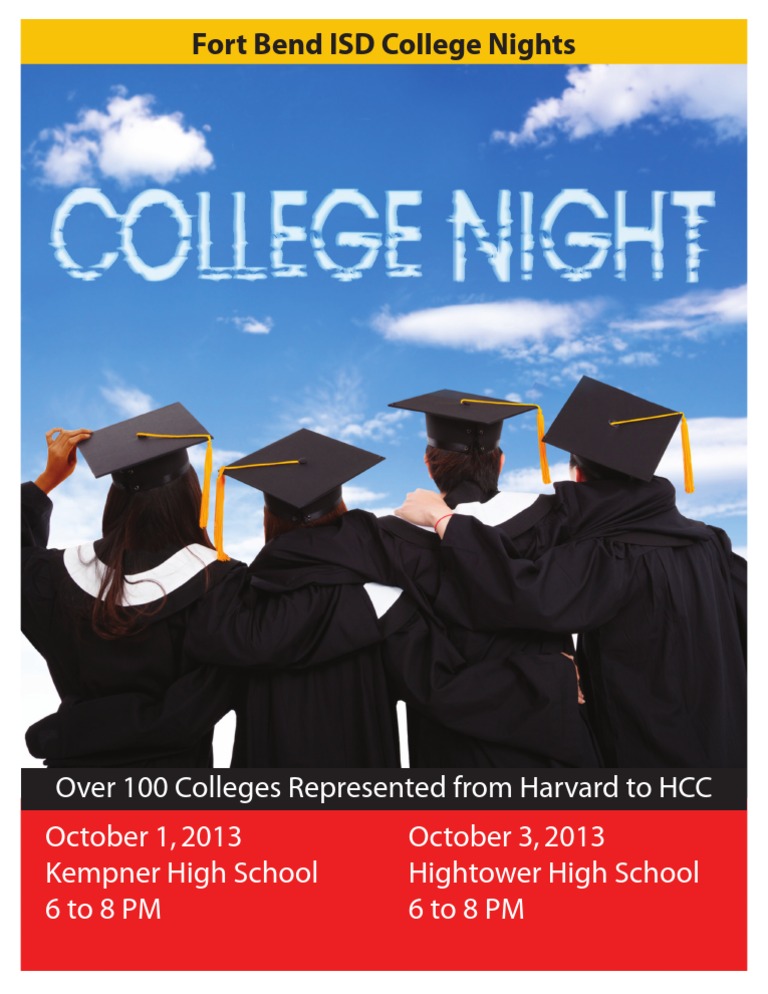 College Night Flyer 2013 | PDF