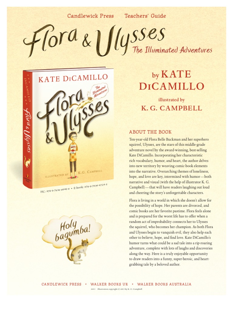 Flora and Ulysses Teachers' Guide | PDF | Ulysses (Novel) | Common Core ...