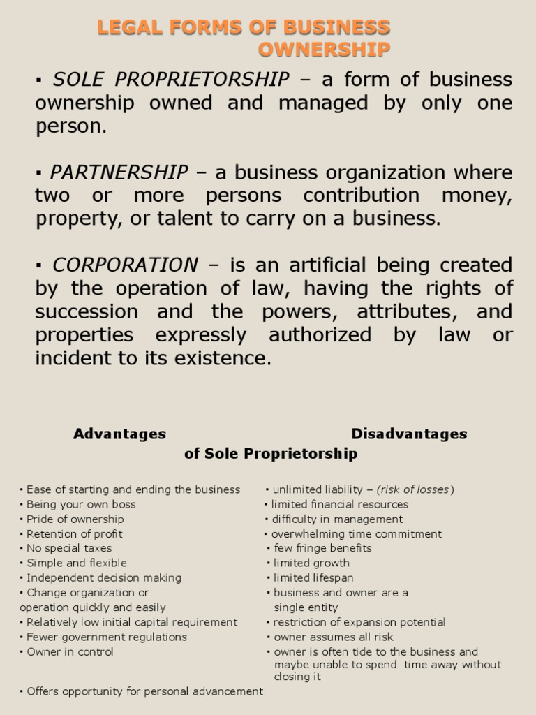 Business Ownership Structures Explained | PDF | Franchising | Partnership