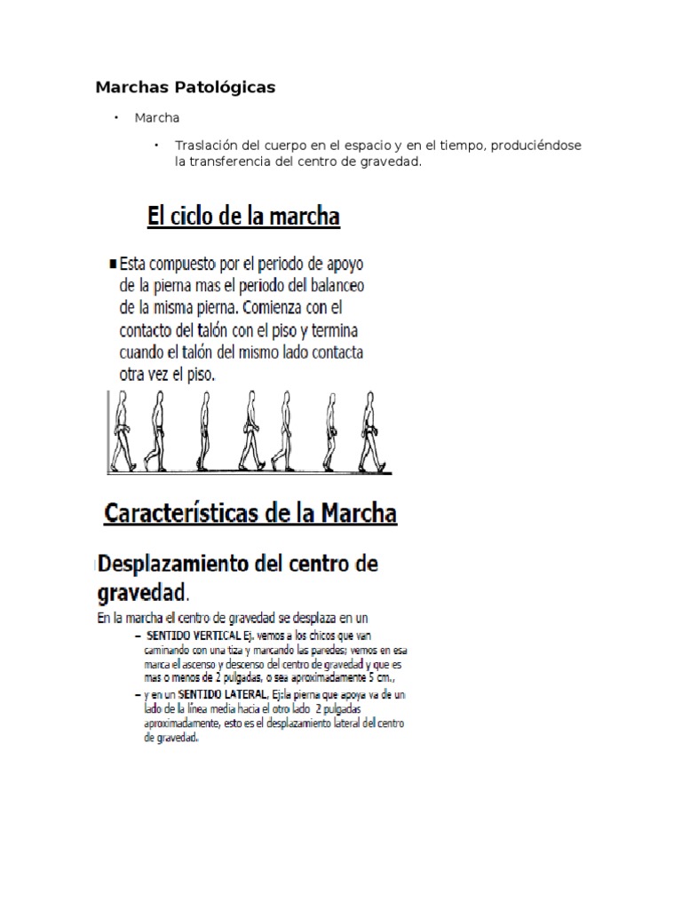 Marchas Patologicas | PDF | Pie | Neurología