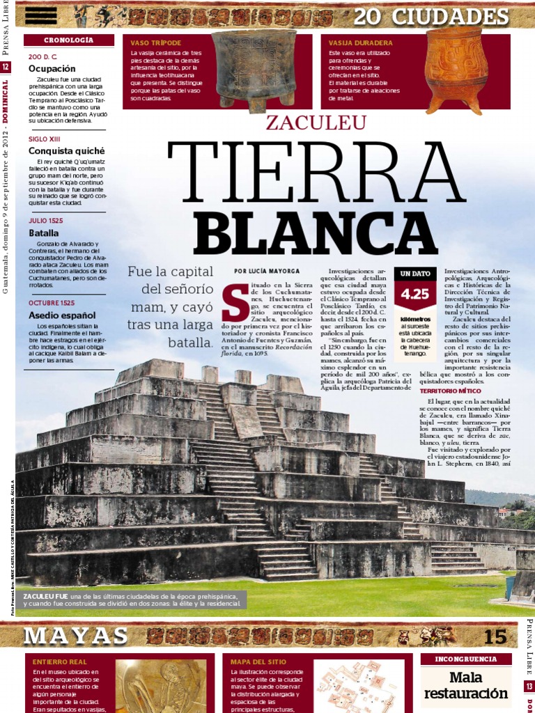 Zaculeu | PDF | Pueblos indígenas de América Central | Guatemala