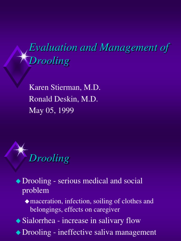 Drooling 9905 | PDF | Saliva | Clinical Medicine