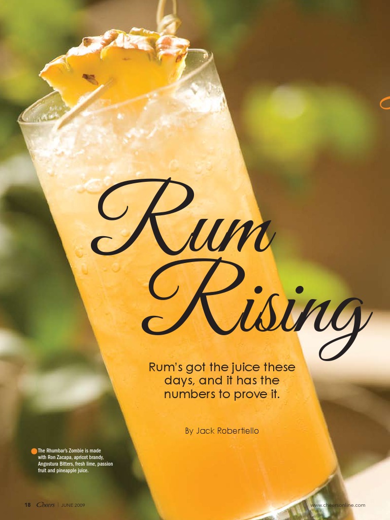 Rum Cheers June 09 Pdf Rum Bar