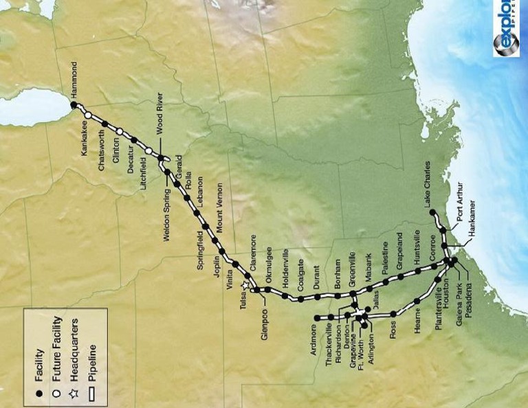 Explorer Pipeline Maps