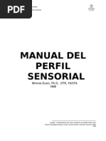 Perfil Sensorial Winnie Dunn Final | PDF | Las emociones | Comportamiento