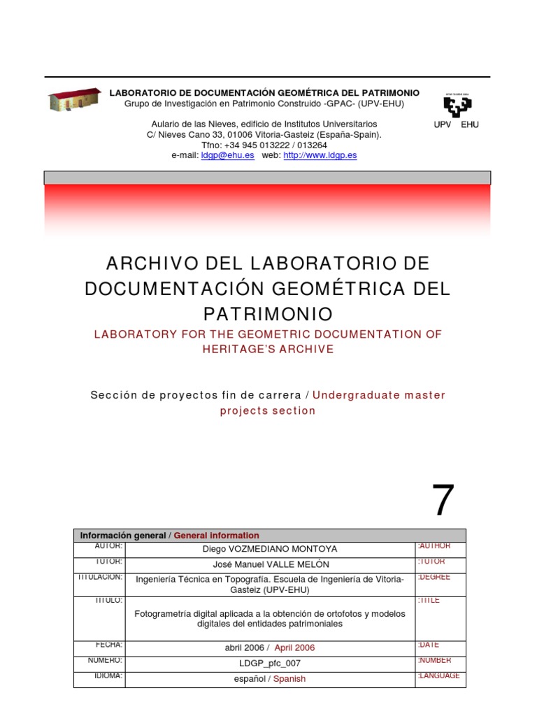 LDGP pfc007 DiegoV | PDF | Píxel | Fotografía aérea