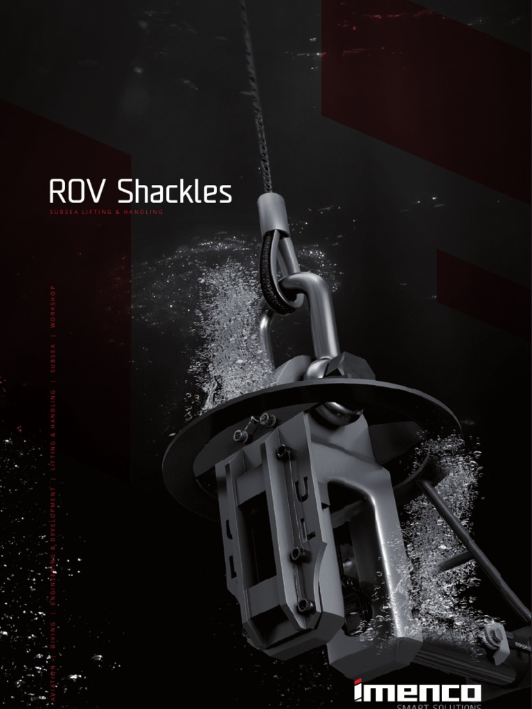 Imenco Rov Shackle Brochure Safest Sel Engaing Shackle in Market Al ...