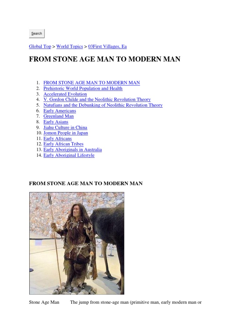 Neolithic Revolution of Gordon Childe | PDF | Neolithic | Stone Age