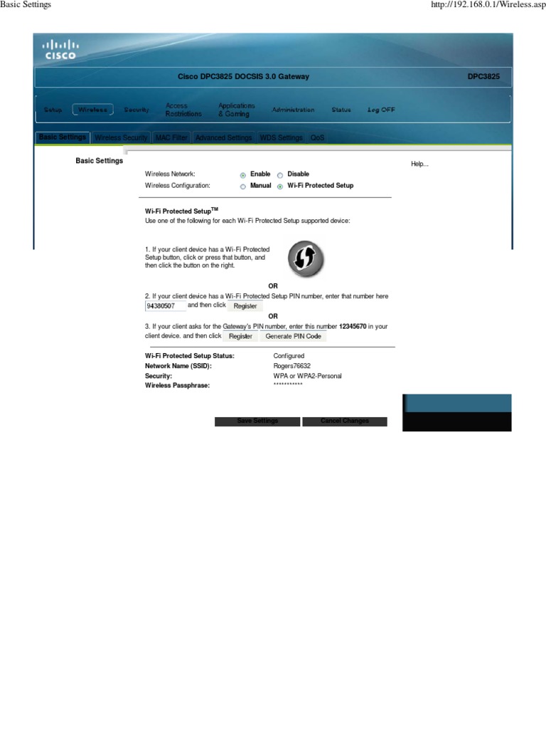 Wireless Security Mac Filter Advanced Settings Wds Settings Qos | PDF