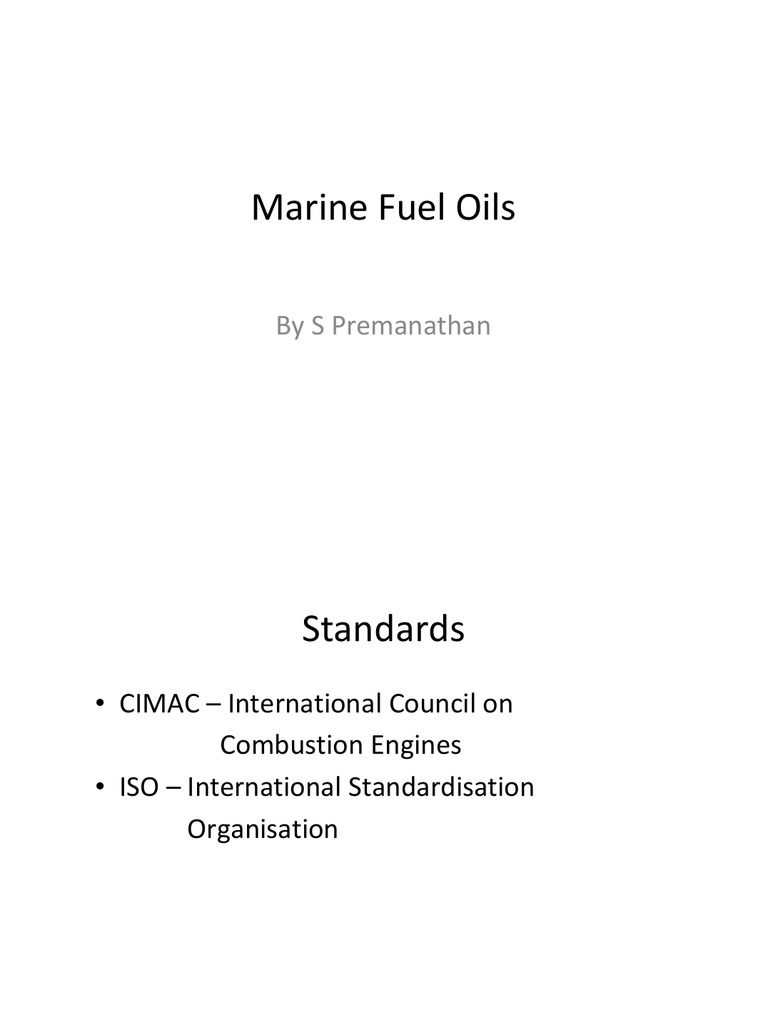 Marine Fuel Oils Guide | PDF | Fuel Oil | Petroleum