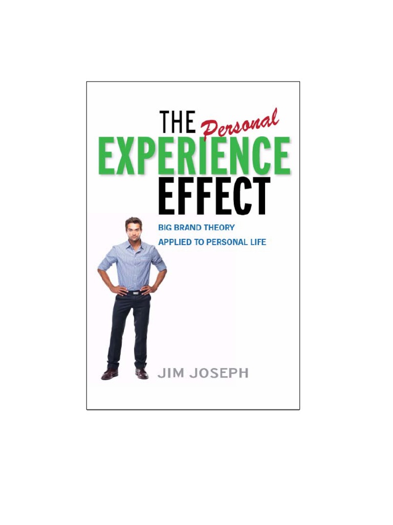 The Personal Experience Effect | PDF | Brand | Customer Experience