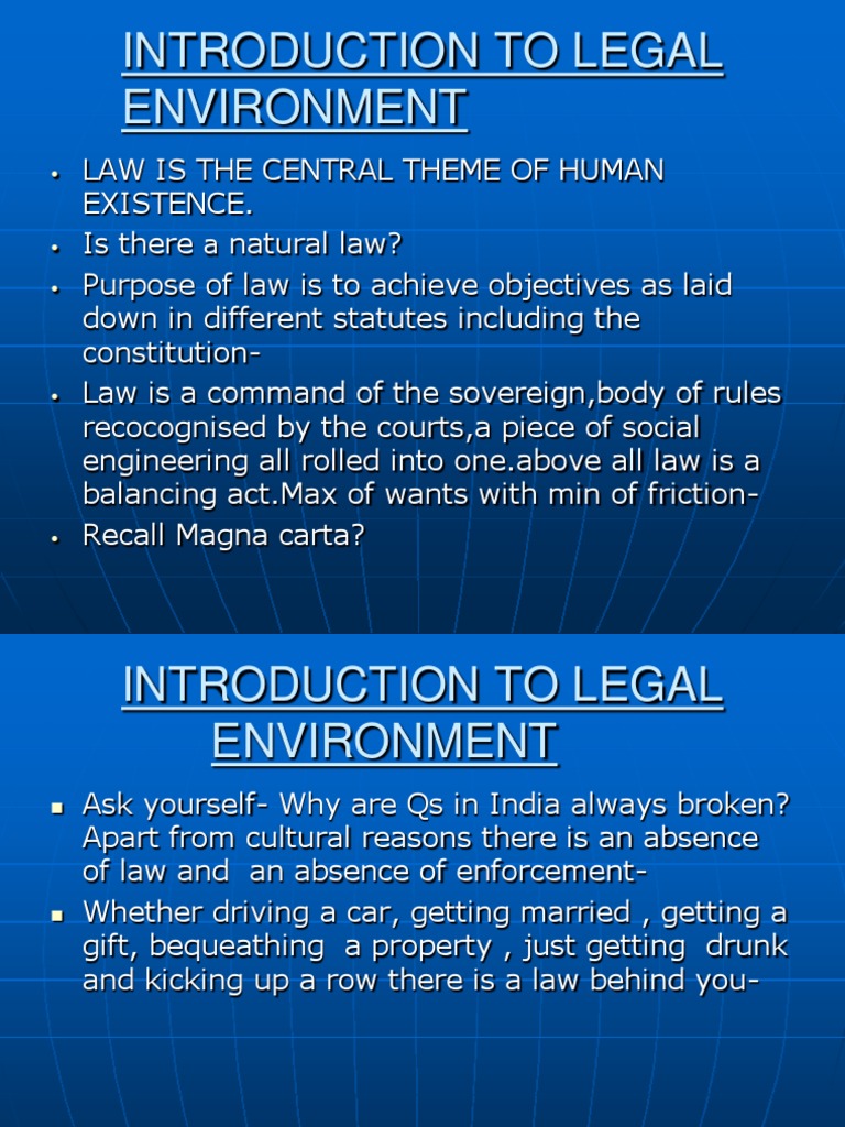 Overview of Legal Environment Concepts | PDF | Supreme Courts ...