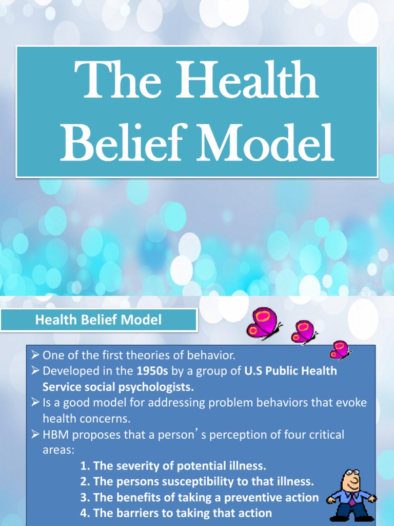 Understanding the Health Belief Model | PDF | Cognition | Behavioural ...
