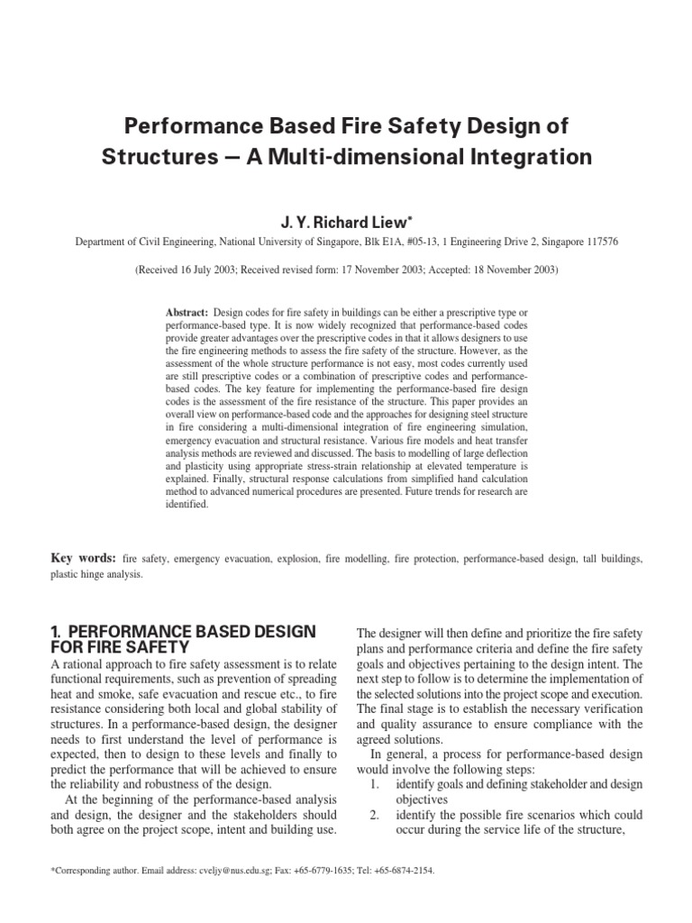 Performance Based Design For Fire Safety | PDF | Heat Transfer | Yield ...
