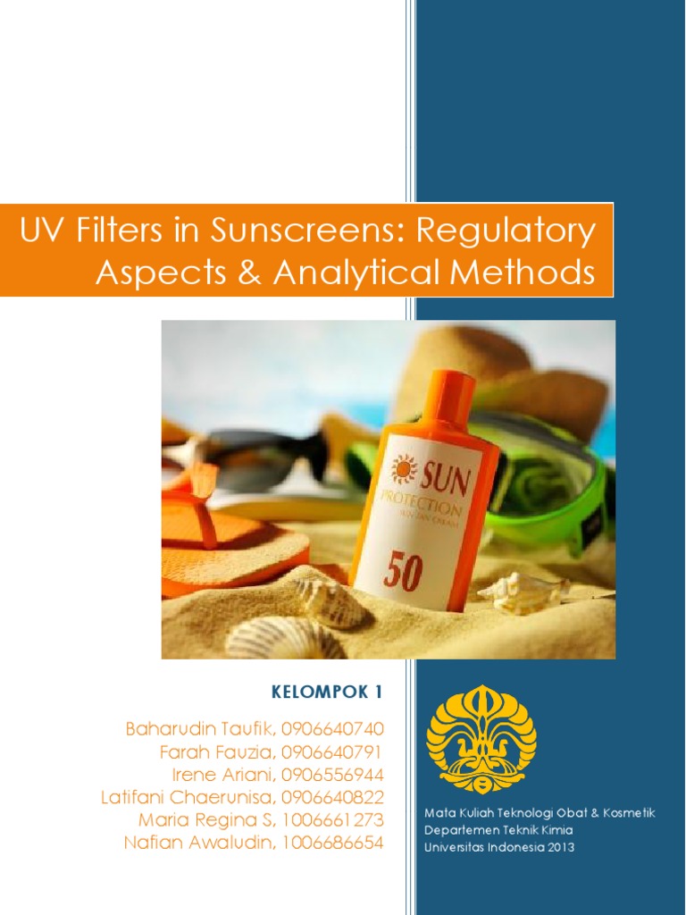 UV Filters in Sunscreens | PDF