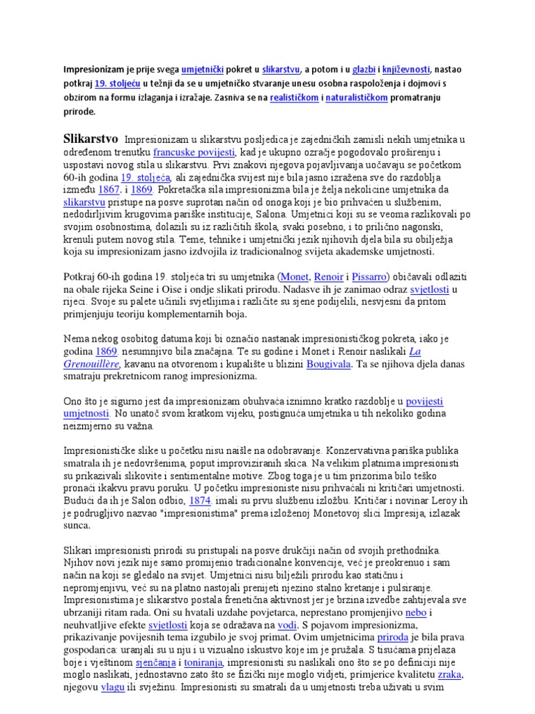 Impresionizam | PDF