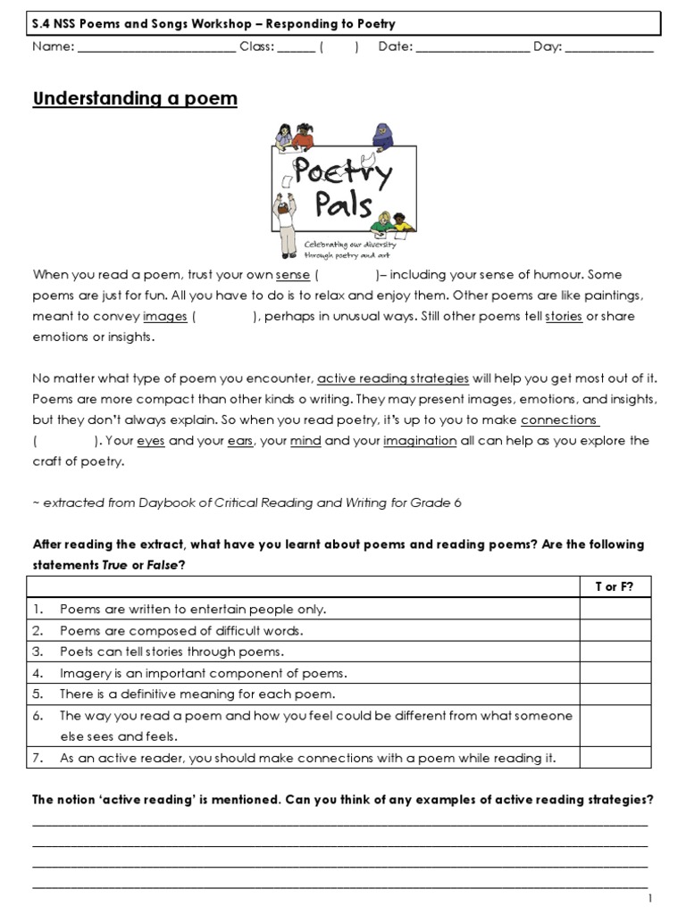 Understanding Poetry | PDF | Rhyme | Poetry