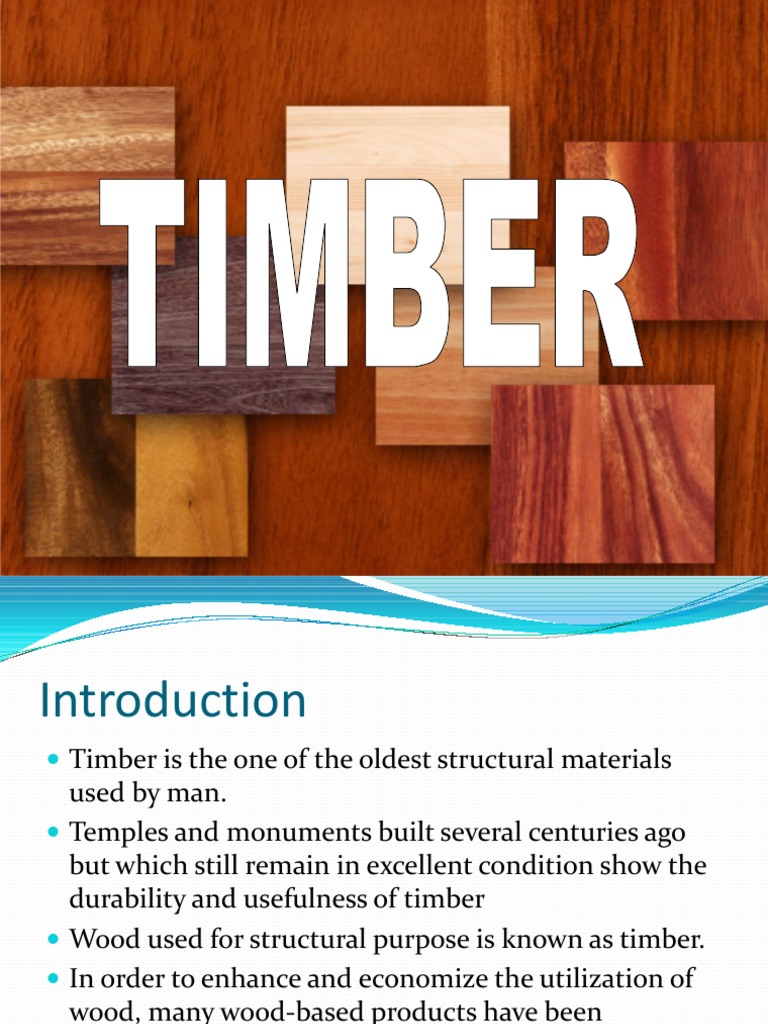 Timber | PDF | Lumber | Wood