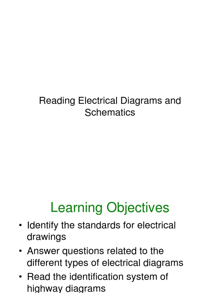 Reading Electrical Diagrams and Schematics | PDF