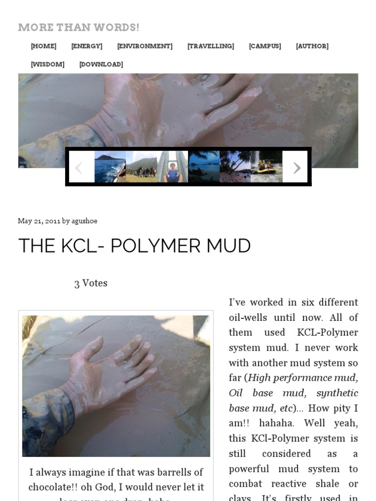 The KCL - Polymer Mud - More Than Words! | PDF | Clay Minerals | Ion