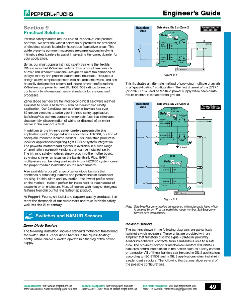 Application Guide Safe Barrier | PDF | Electrical Engineering | Electricity