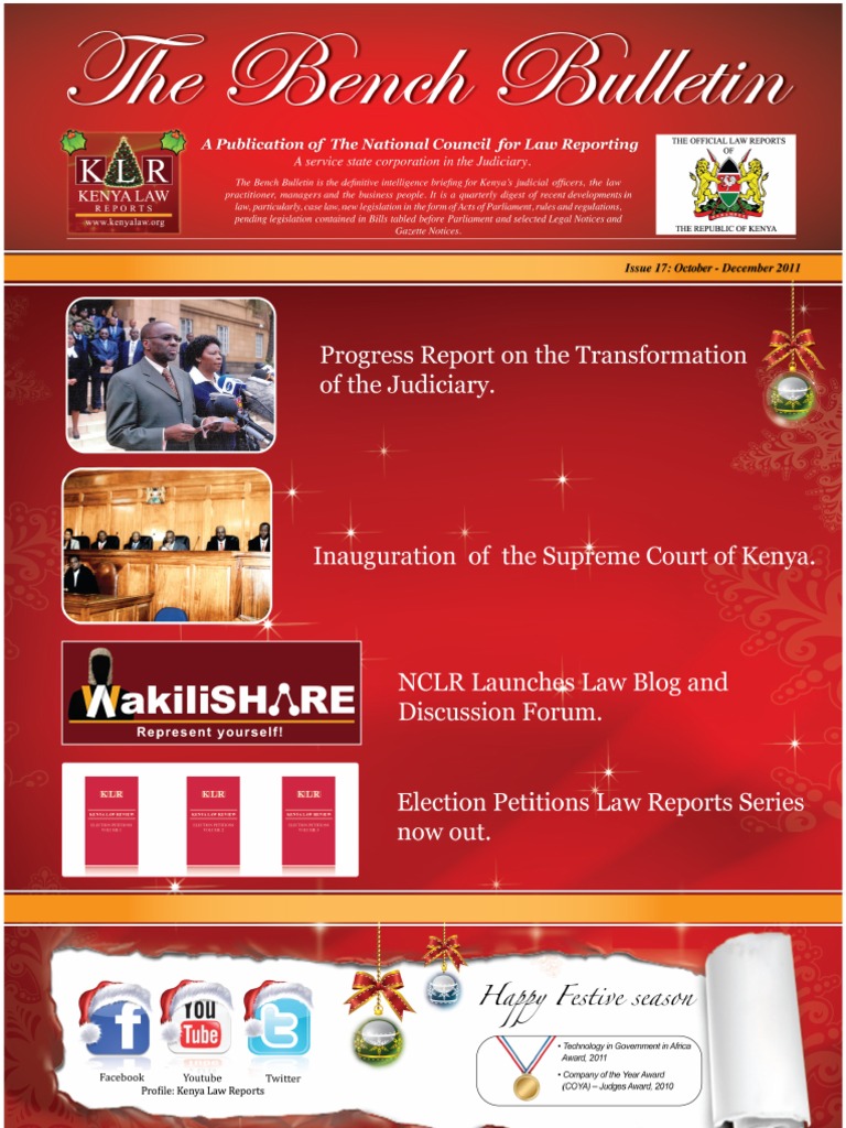 Bench Bulletin-Issue 17 | PDF | Judiciaries | Judge