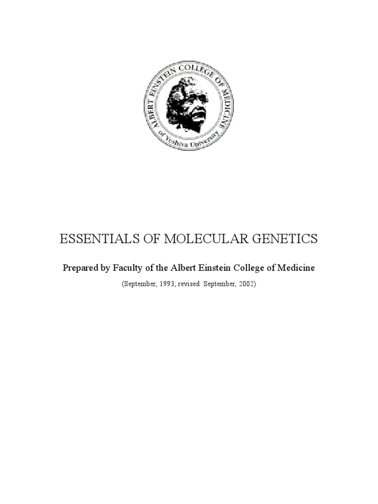 Essentials of Molecular Genetics PDF | PDF | Genetic Linkage | Zygosity