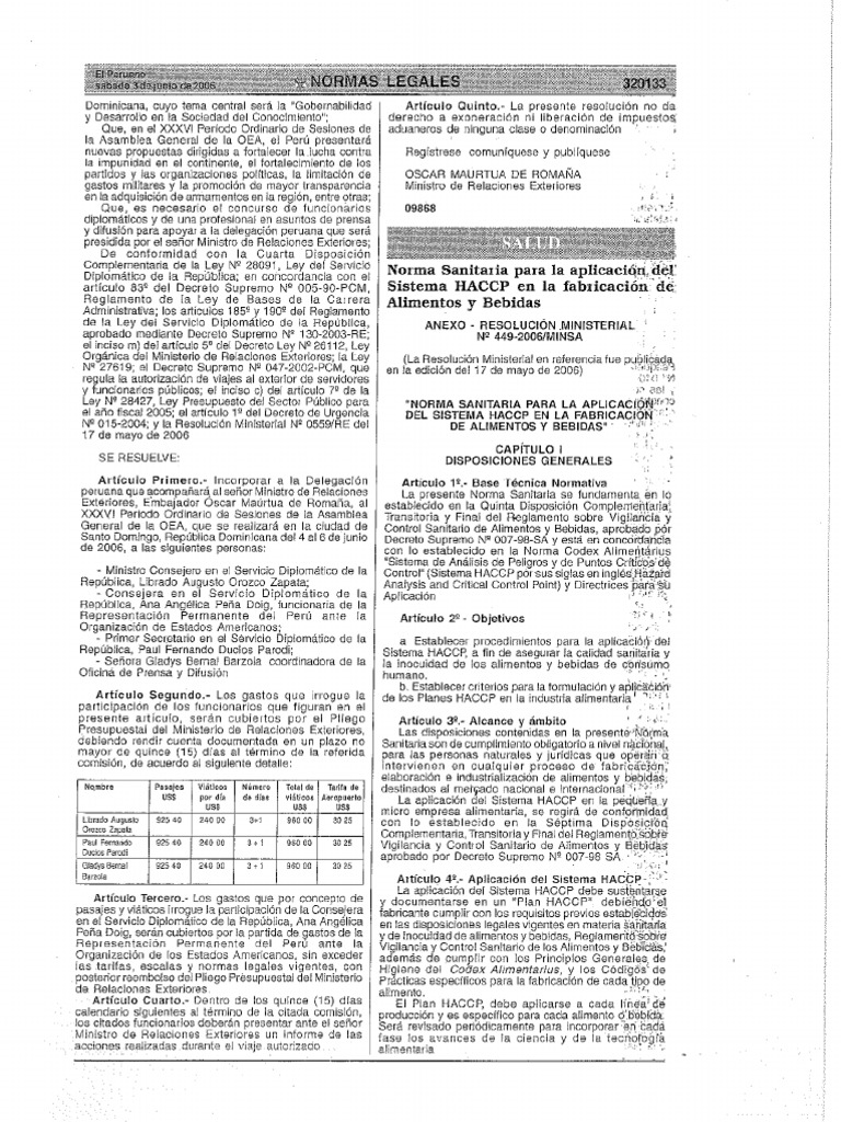 RM 449 Anexo 2006-Minsa | PDF