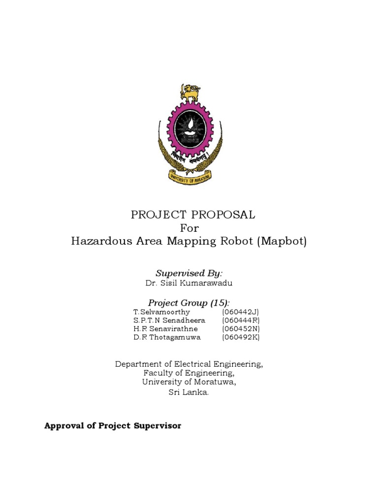 Mapbot Project Proposal Overview | PDF | Technology & Engineering