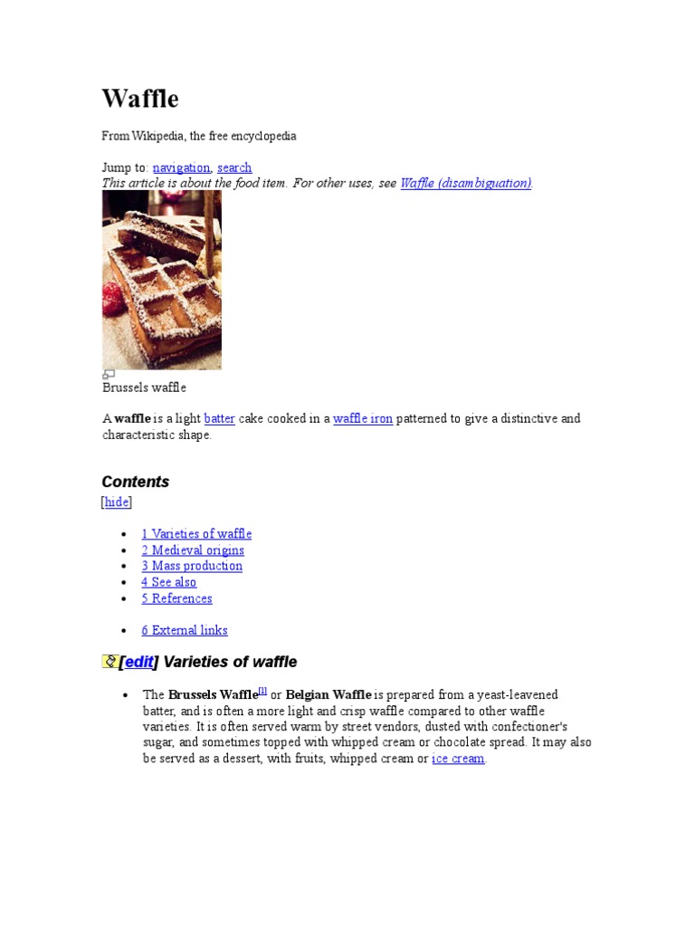 Waffle & Pancake | PDF | Pancake | Waffle