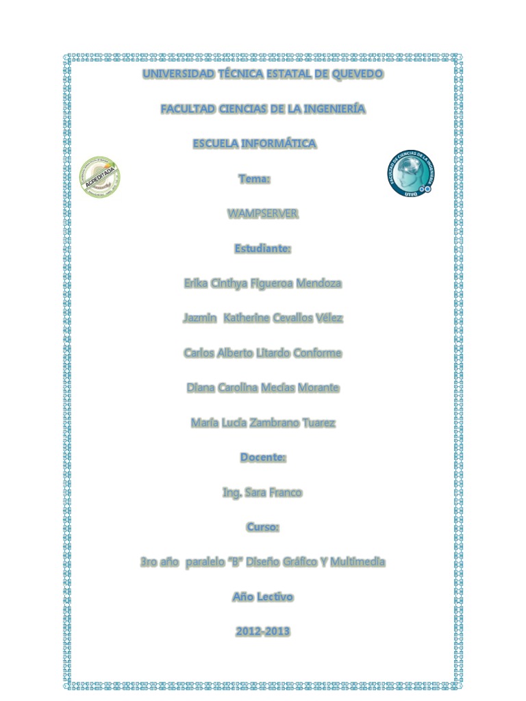 Texto Wampserver | PDF | Php | Servidor HTTP Apache