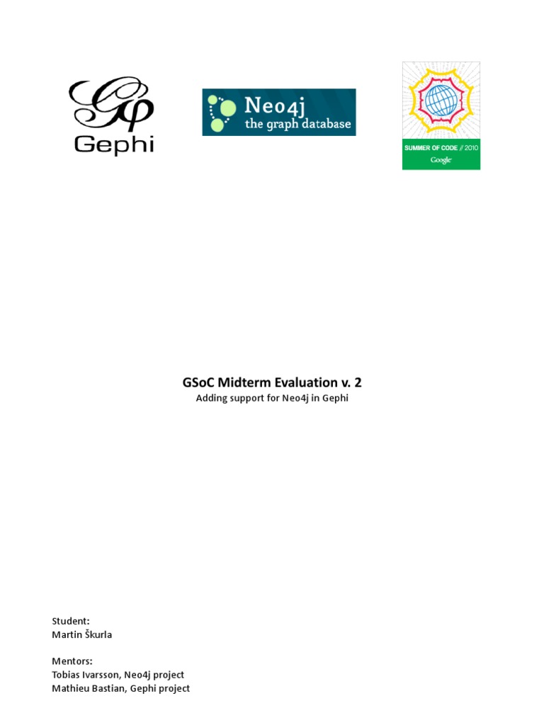 Neo4j Gsoc Midterm Evaluation Pdf Class Computer Programming Databases