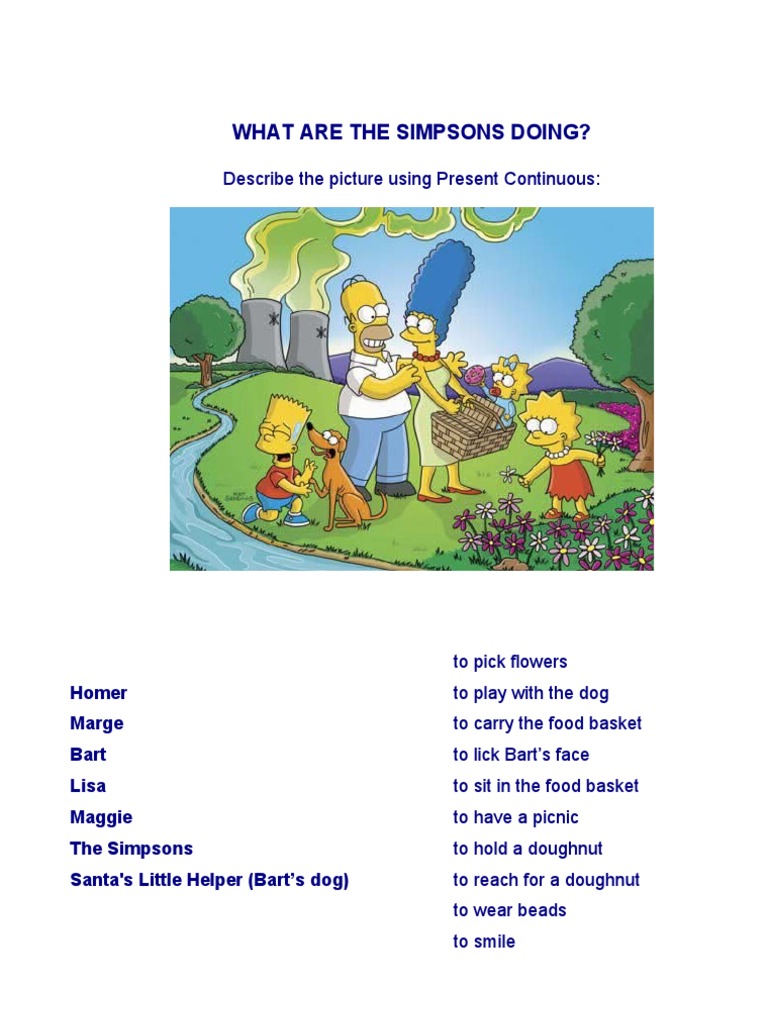 The Simpsons' Fun Activities Explained | PDF