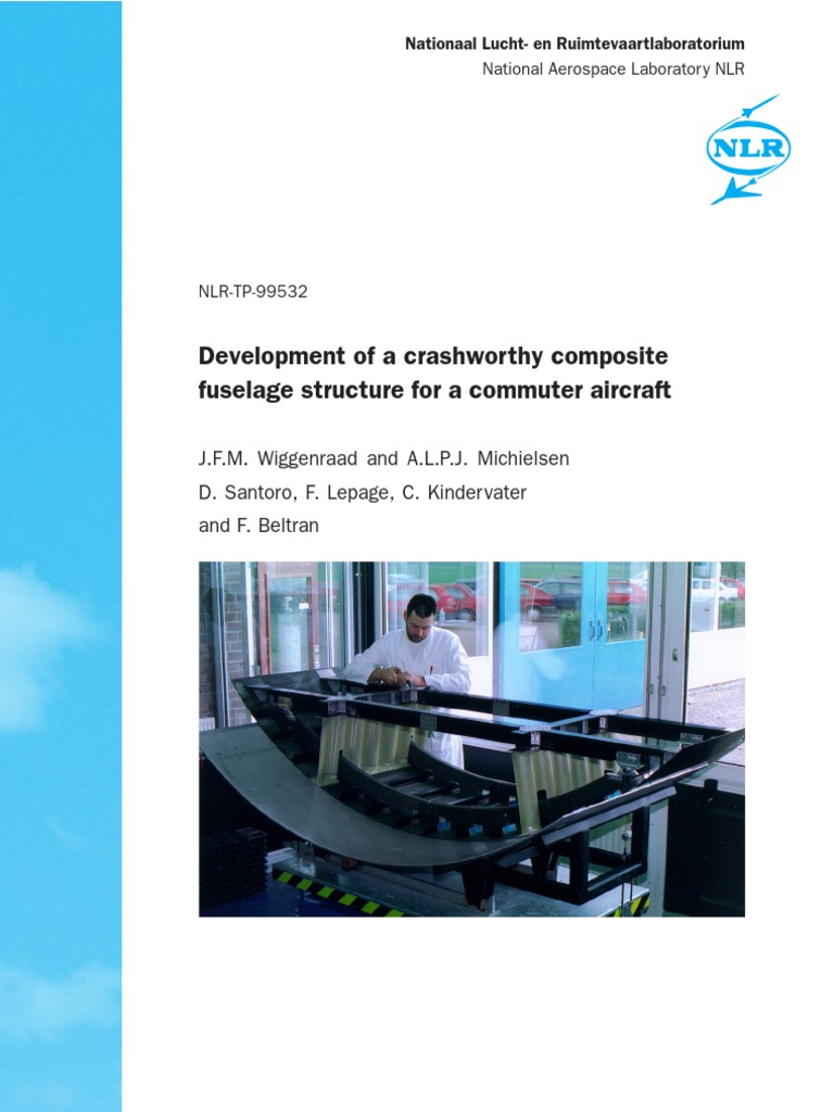 Development of A Crashworthy Composite Fuselage Structure For A ...