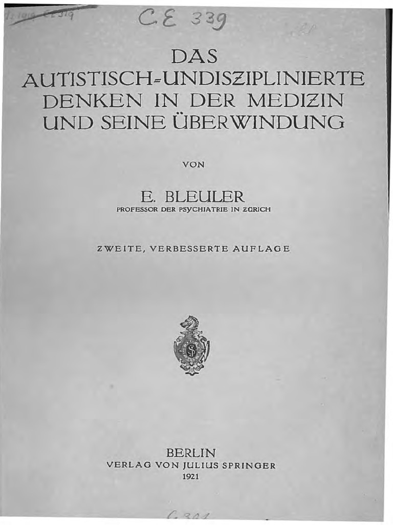 Eugen Bleuler | PDF