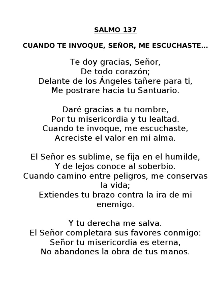 Salmo 137 | PDF