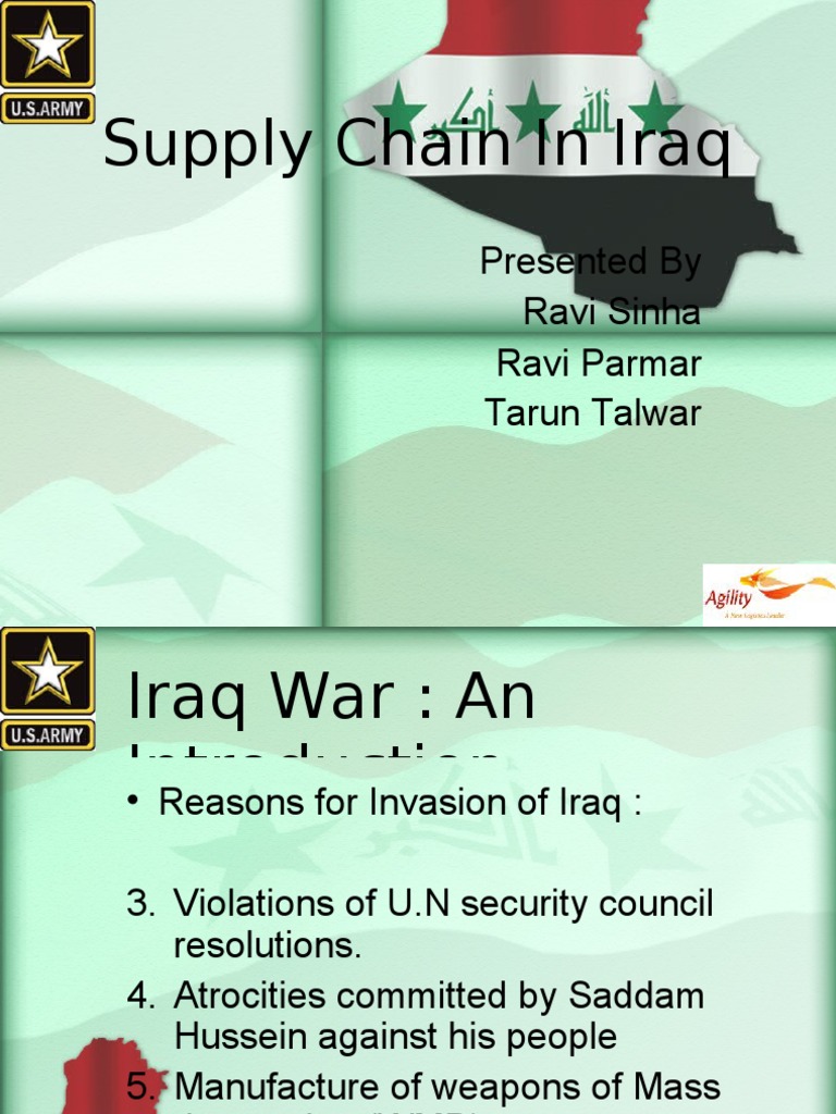 Iraq War Supply Chain Challenges | PDF