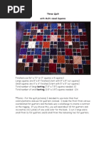 Friendship Braid Table Runner Pattern | PDF | Patchwork | Seam (Sewing)